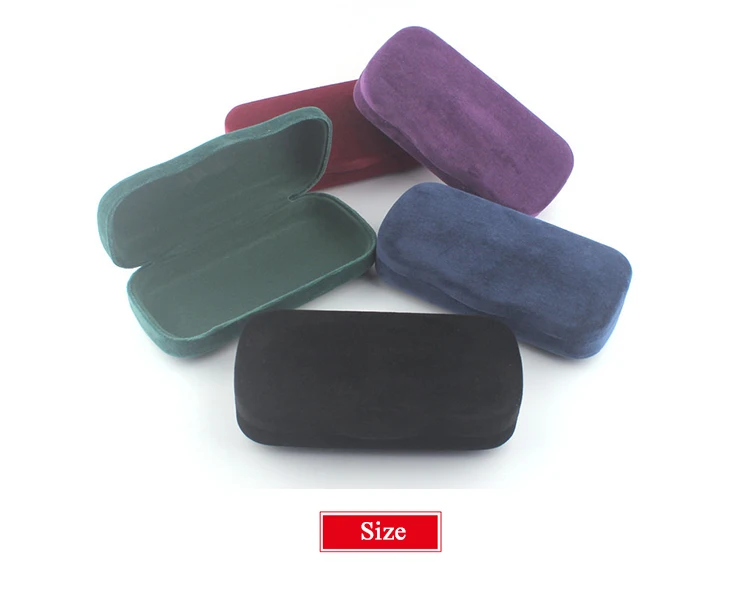 Ce Certified Large Soft Velvet Hard Glasses Case Sunglasses Case With Glasses Bag Glasses Cloth