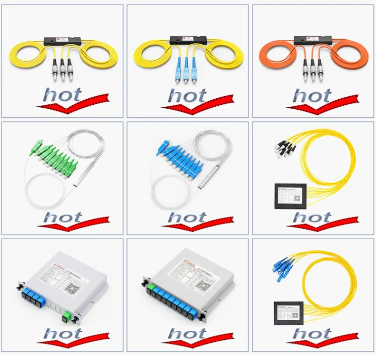 Ftth 1x4 Spliter Plc Passive Fiber Optical Splitter 1x4 1x8 1x16 1x32 ...