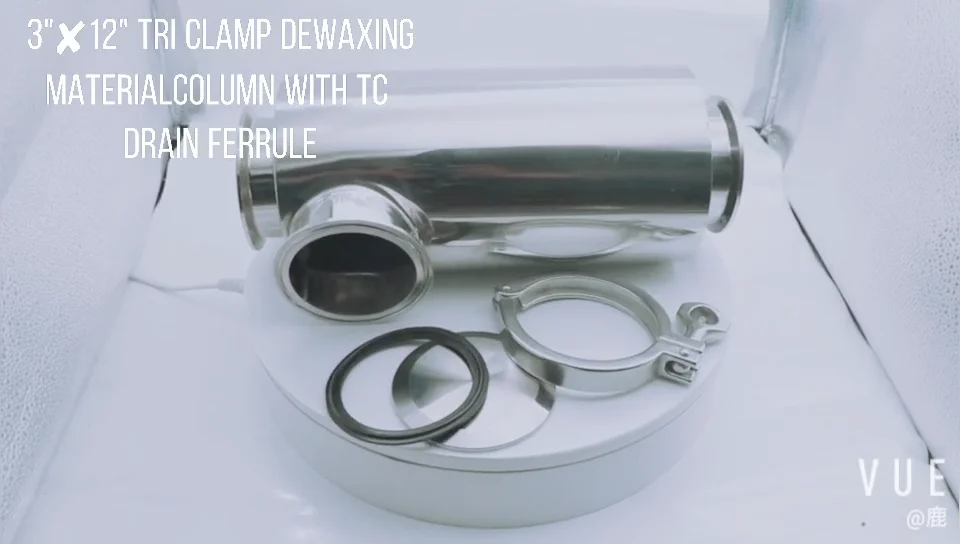 2" X12" Ss304 Sanitary Tri Clamp Spool Material Column Tube With ...