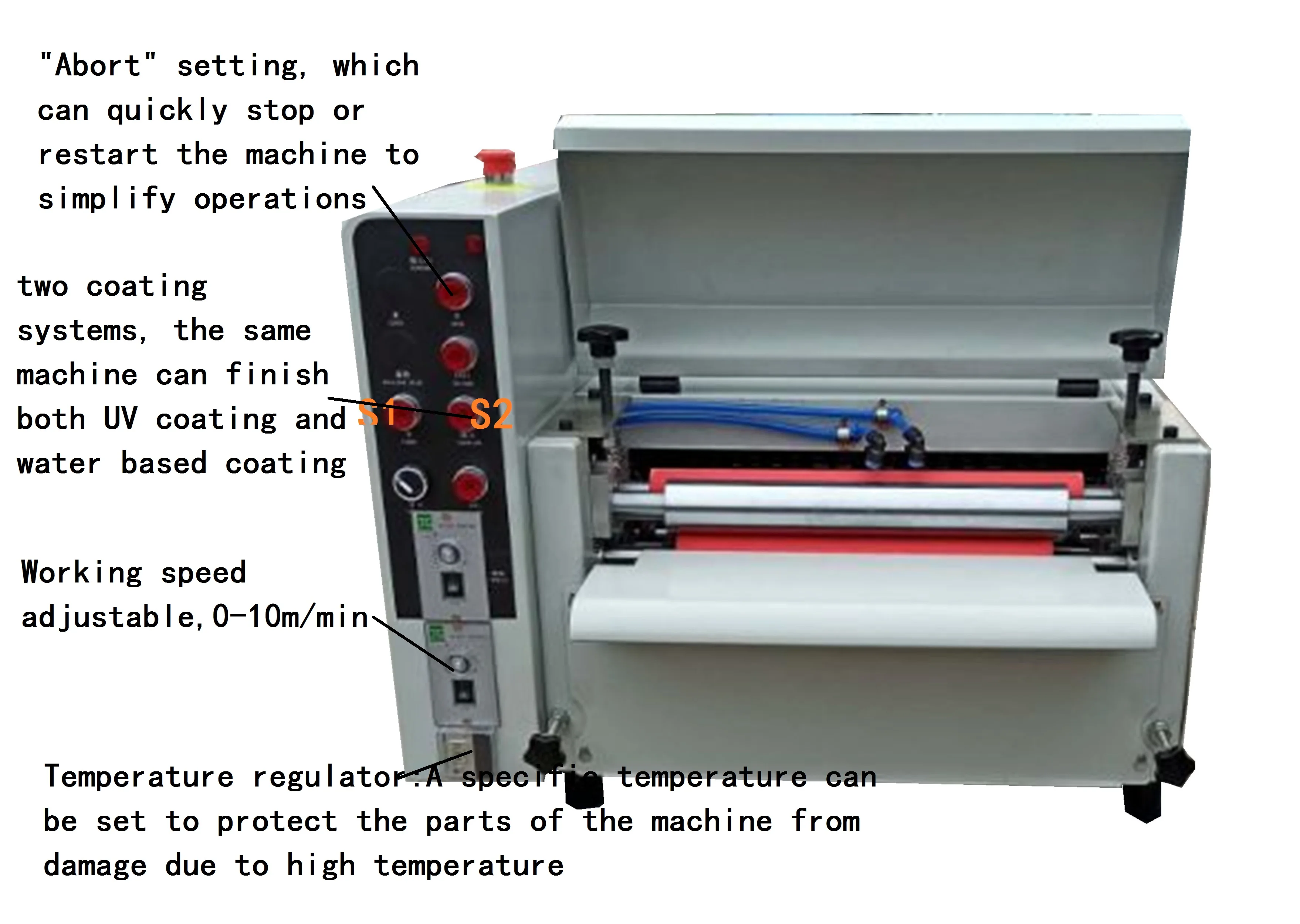 12 Inch Uv Coater For Shet Desktop Uv Laminating Machine For Paper For ...