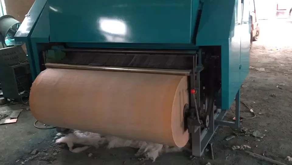 Automatic Polyester Fiber Cotton Sheep Wool Combing Carding Machine ...
