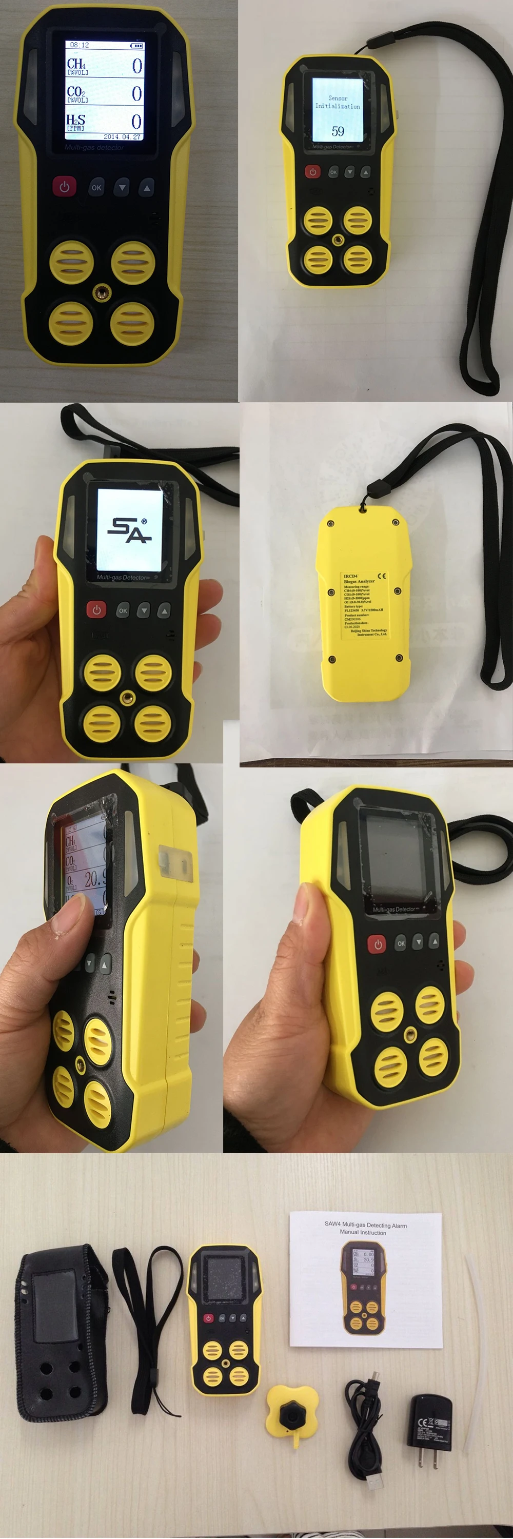 High Accuracy Biogas Analyzer - Methane Leak Detector
