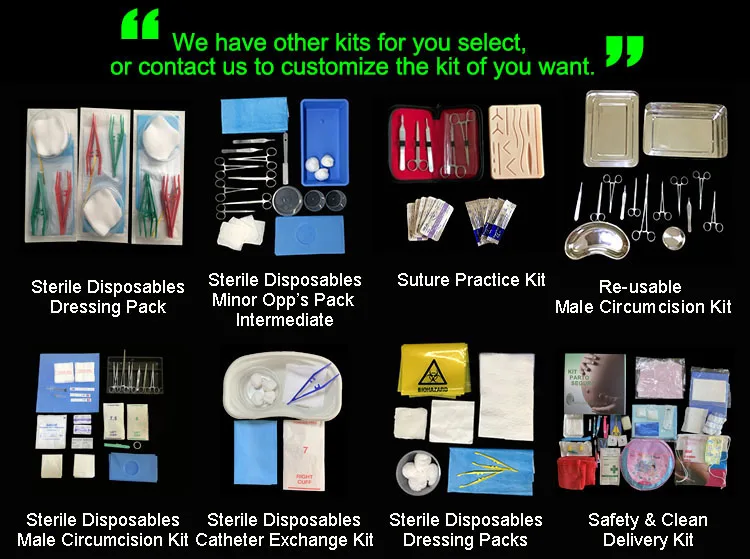 VMMC Kits - Disposable Medical Male Circumcision Kit for Hospital Use ...