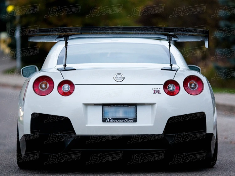 V STYLE CARBON FIBER REAR SPOILER WING for 2008-2016 NISSAN R35 GTR SPOILER