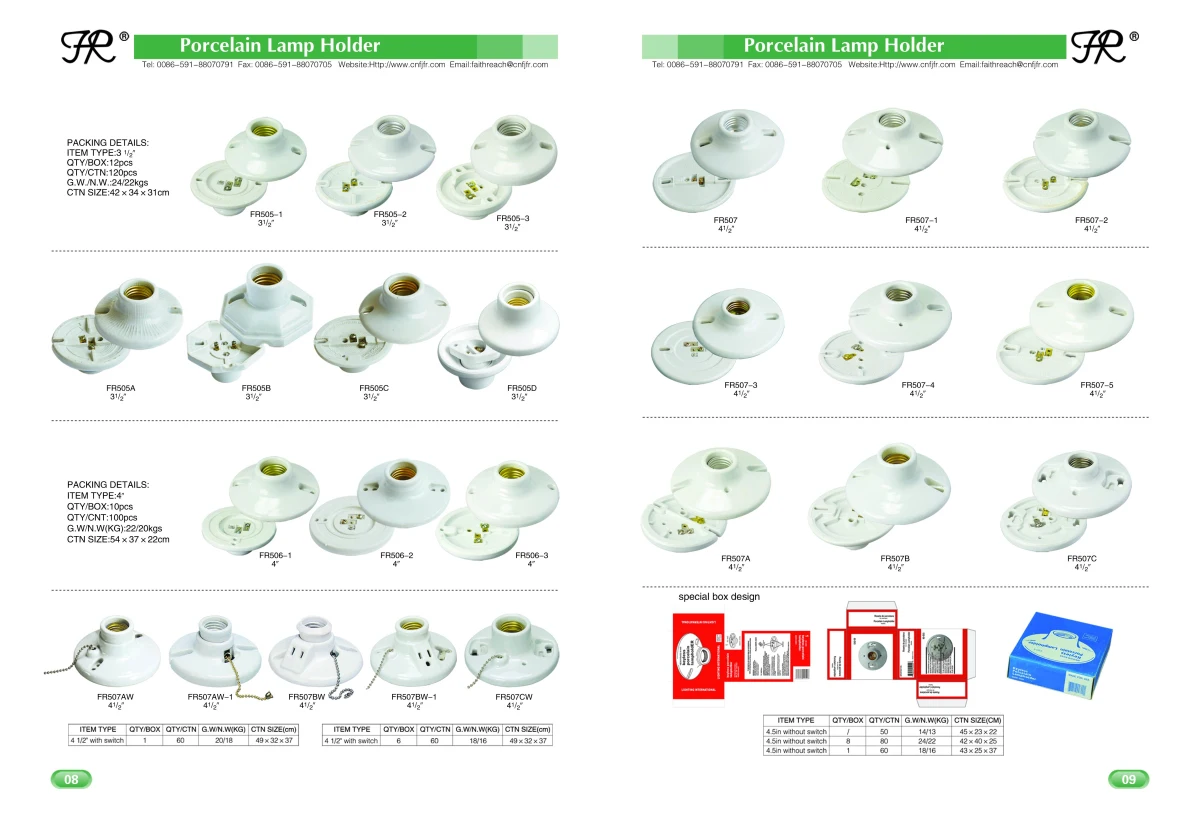 Lamp Lighting Accessories Edison Screw Shell Glazed Porcelain Lamp ...