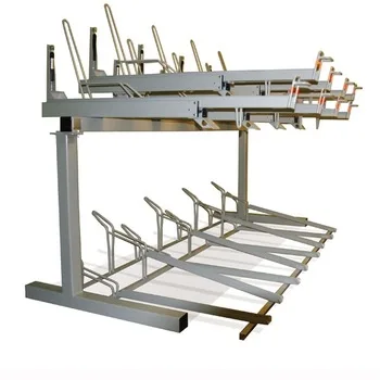 Double Stack Bike Rack - Durable Two Tier Bicycle Stand