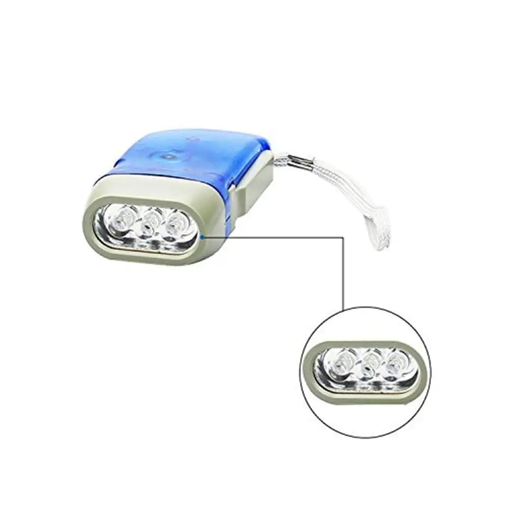 Emergency Outdoor Lighting - Manual Camping Tool Flashlight