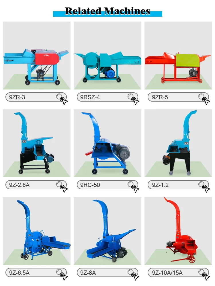 Popular High Efficient Grass Shredder Machine Farm Chaff Cutter For ...