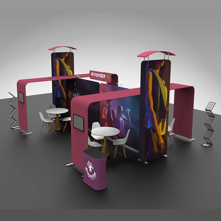 6x6 Exhibition Booth - Portable Trade Show Equipment