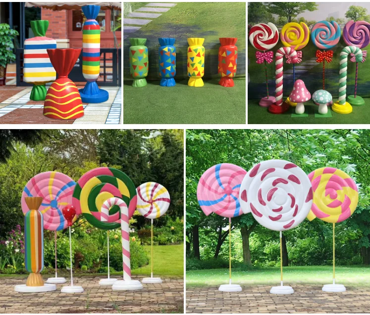 Large Candyland Party Giant Display Props for Kids Home Decoration