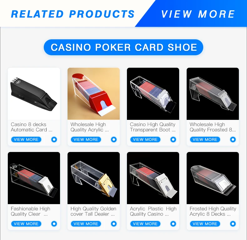 Yh 1-8 Decks Casino Automatic Playing Cards Dealer Shoe With Clear ...