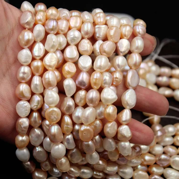 Love Baroque Natural Freshwater Pearl Shaped Pearl Diy Heart Earrings ...