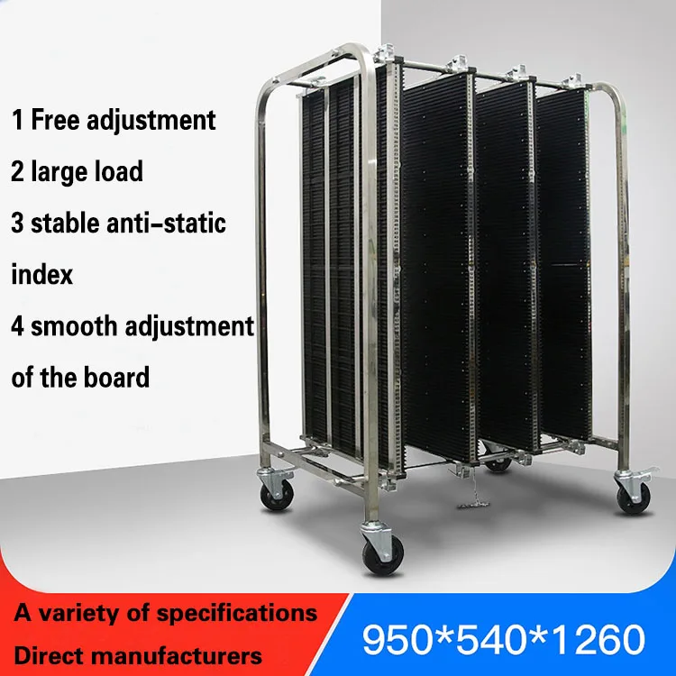 Industrial Low-Cost Adjustable Anti-Static SMT PCB Board Turnover Cart