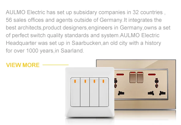 Zhejiang Aulmo Industrial Co., Ltd. - Wall switch, socket