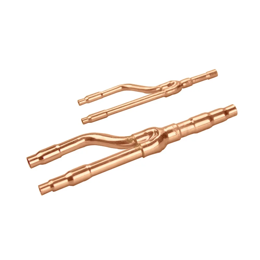 Copper Tee Joint Y Branch Pipe For Gree - Buy Y Branch Pipe Fitting ...