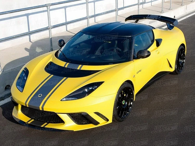 GTE GT Style Carbon Fiber Rear Spoiler Wing for Lotus Evora S