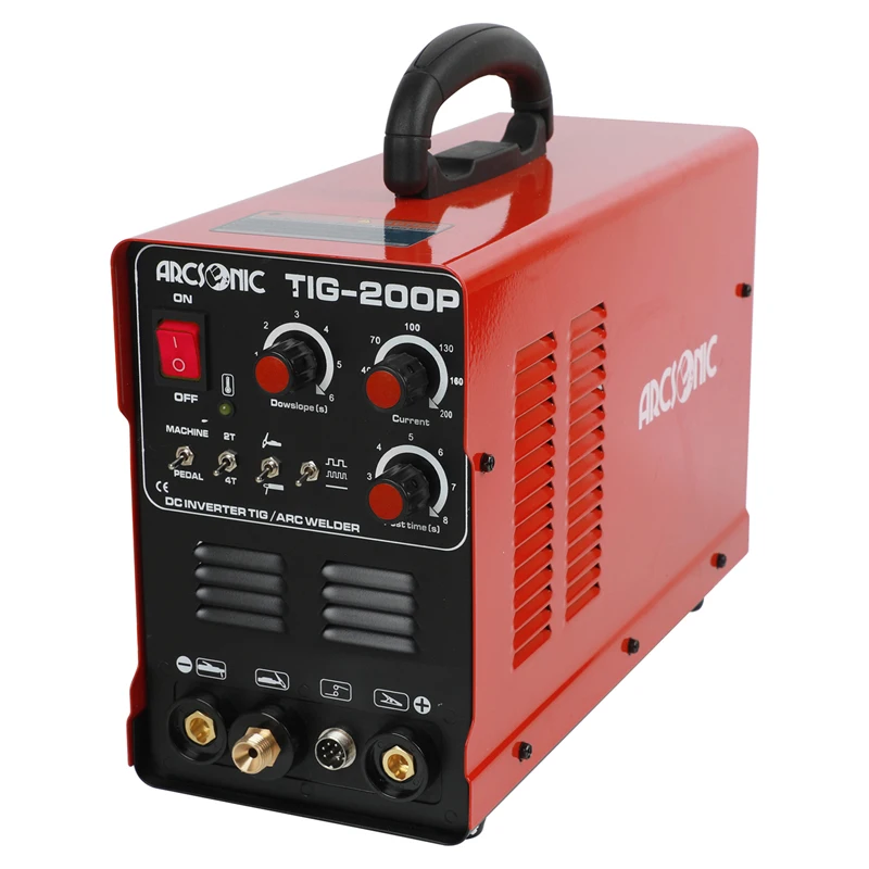 Arcsonic Popular TIG200P 200 Amps ARC TIG Welding Machine Multi Function Portable Inverter TIG ...