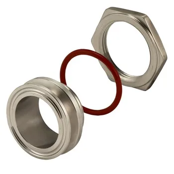 SS304 Weldless Bulkhead Compression Fitting Tri Clamp Kettle Stainless ...