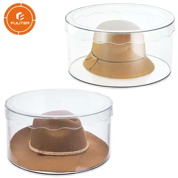 Clear Plastic Hat Boxes Customized Transparent Hat Packaging Box Luxury ...