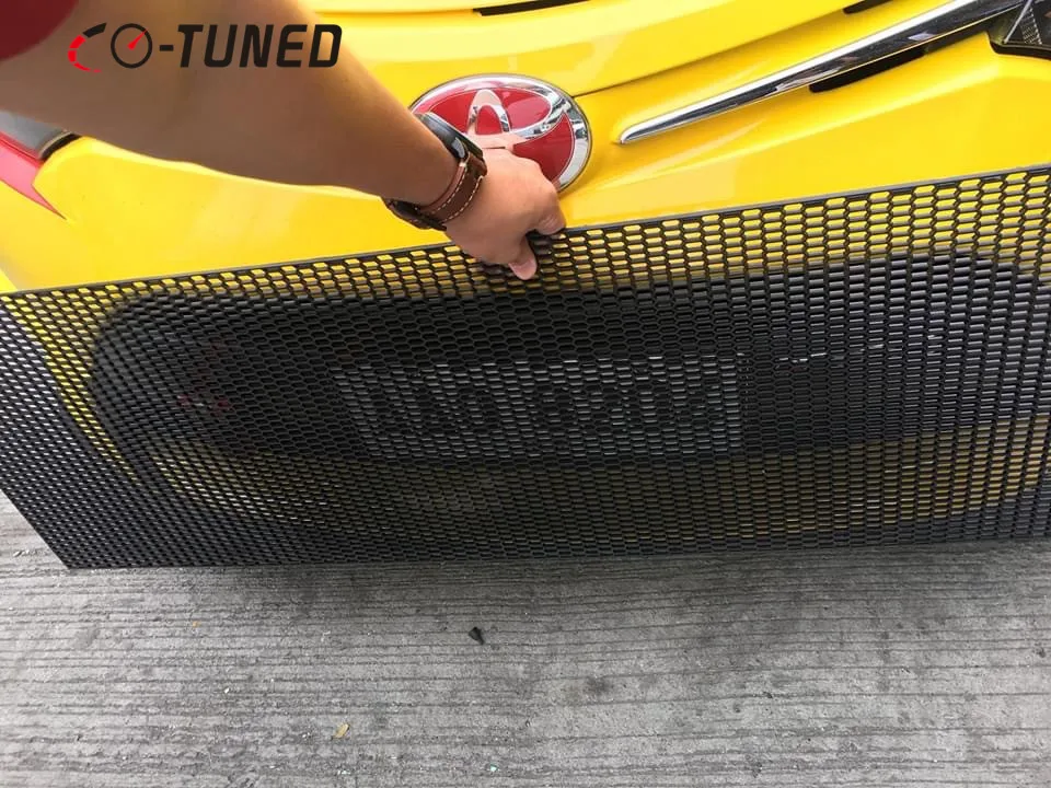 Universal Front Center Grille Car Mesh Plastic Car Grille Mesh Abs ...