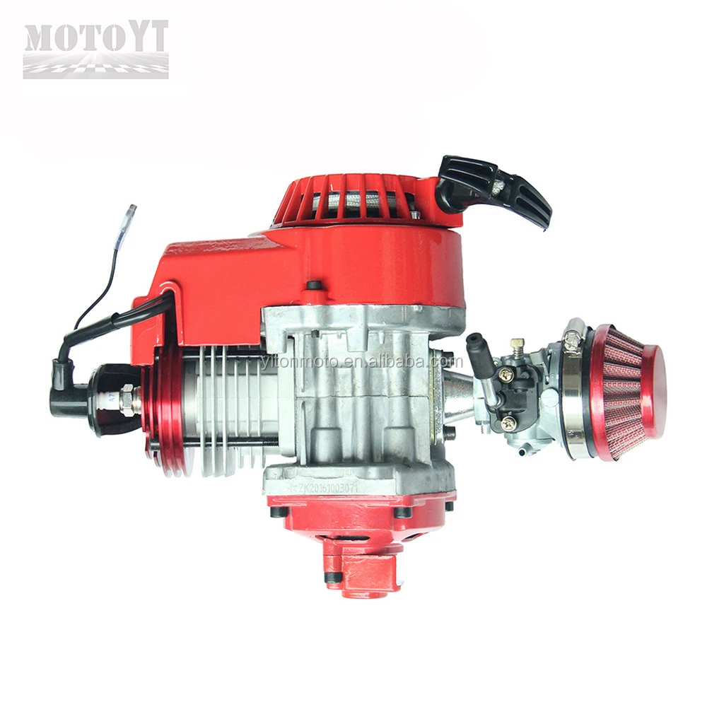 49cc 2 Stroke Pull Start Engine Motor 44-6 Mini Pocket Pit Quad Dirt ...