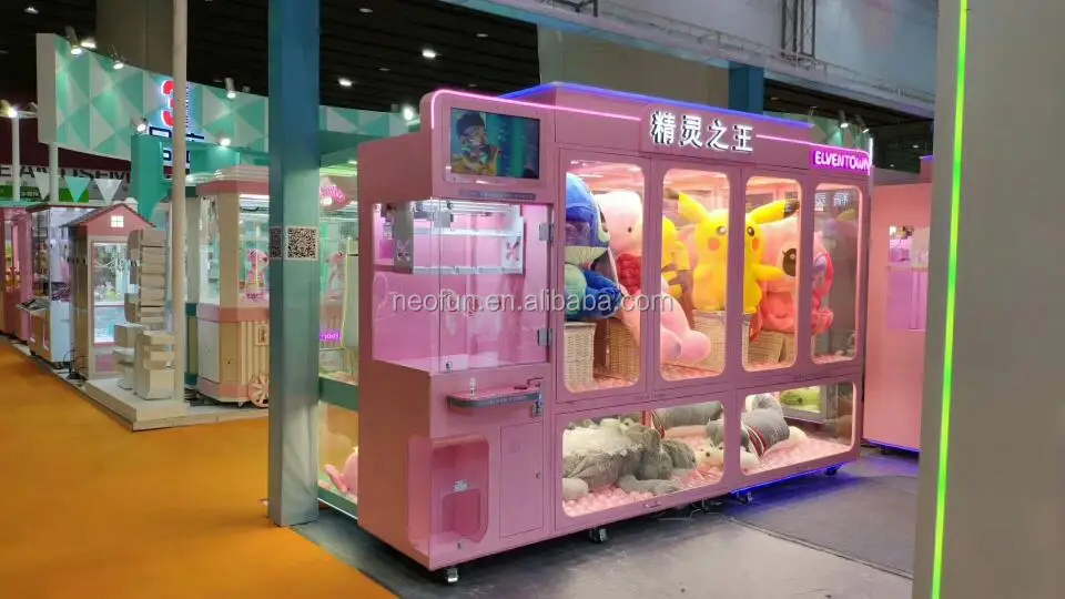 Shopping Mall Coin Operated Won KEY Prize Locker Arcade Game Vending ...