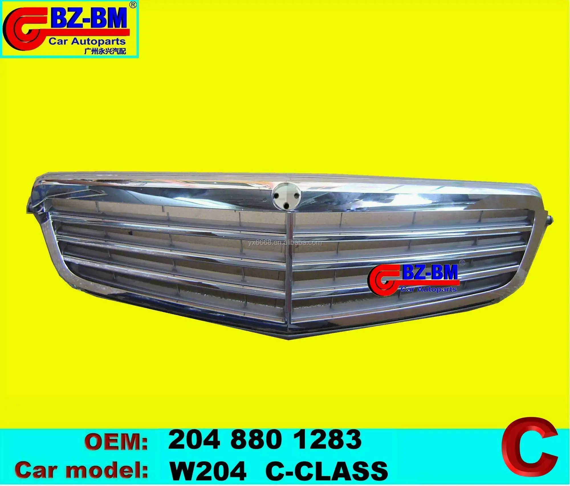 Elmas ızgara için ızgara için Benz W212 W213 W205 W164 W166 W204 GTR ...