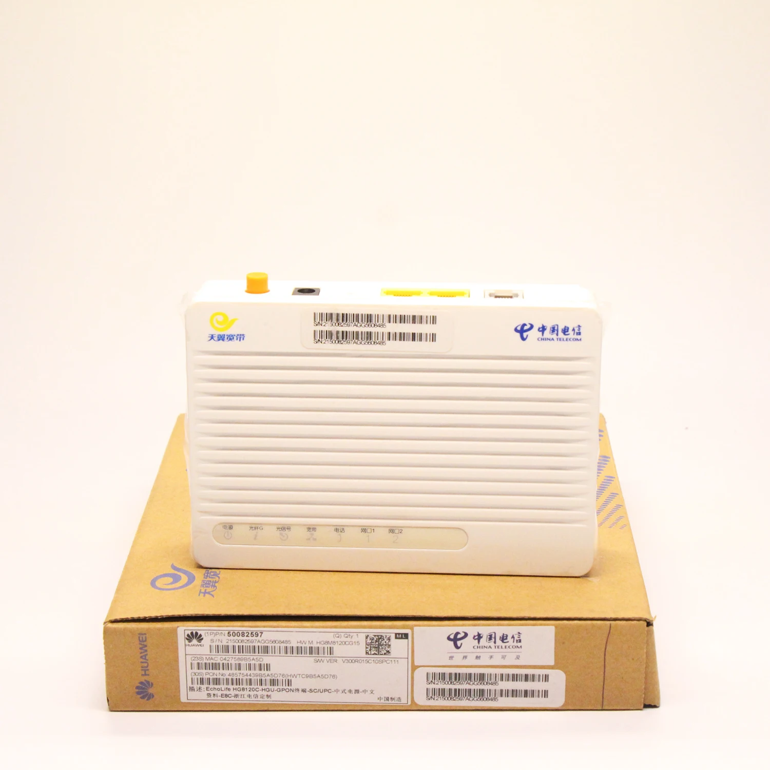 Hg8120c H8321r 2fe + 1tel Xpon Onu Gpon Ont Epon Novo Tipo Ftth - Buy Huawei Gpon Onu Epon ...