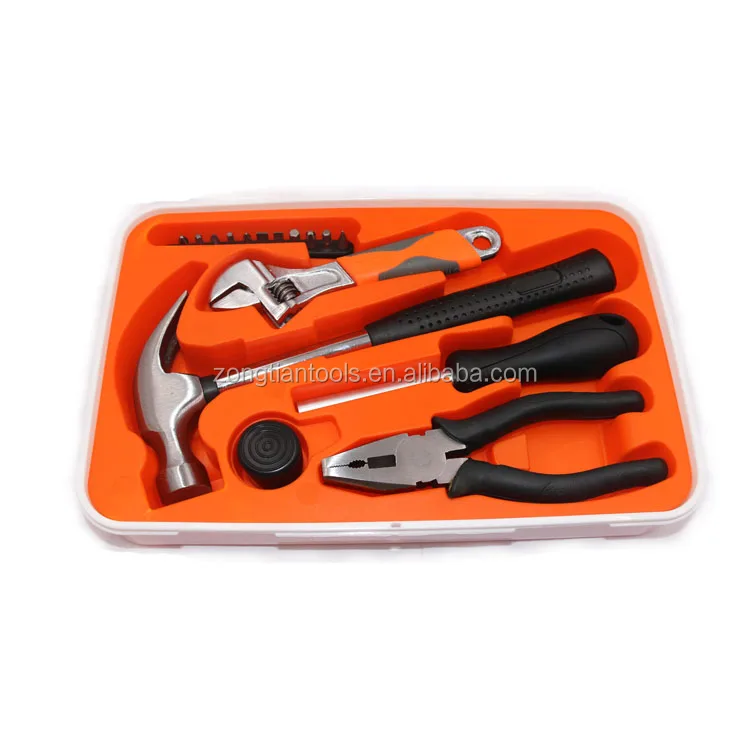 Plier Wrench Hammer Screwdriver Household 17pcs Hardware Hand Tool Set ...