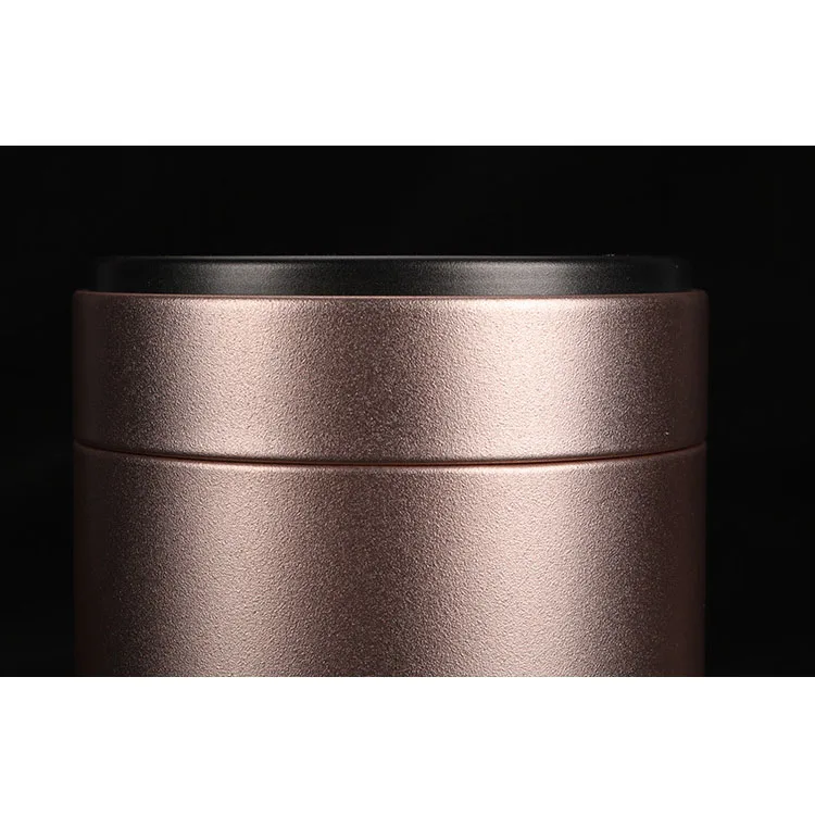 Luxury Cylinder Metal Container 100g 150g Foodgrade Airtight Tea Can ...