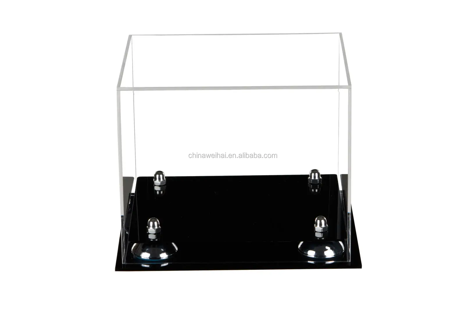 Deluxe Acrylic Baseball Bat Display Case - Wall Mountable