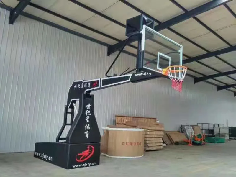 FIBA Standard Electro-Hydraulic Basketball Stand for Competition