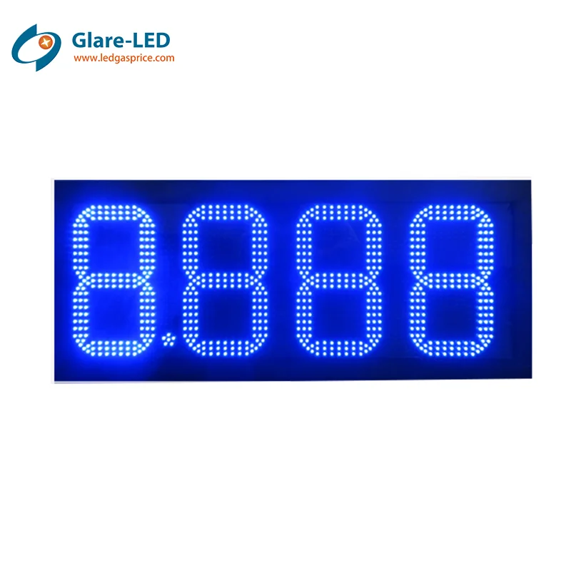 7 Segment Petrol Station Display Sign,Digital Number 7segment Led Gas ...