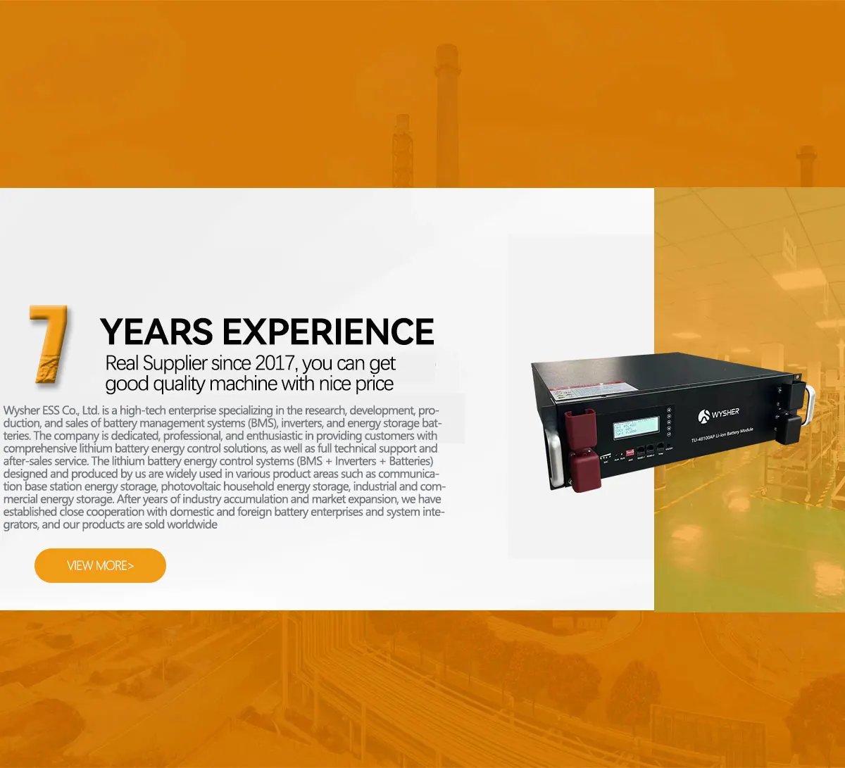 Company Overview - Wysher Ess Co., Ltd.