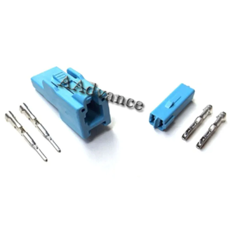 2HB-050 Bl Male Female Turn Signal Connector 2 Pin HB .050