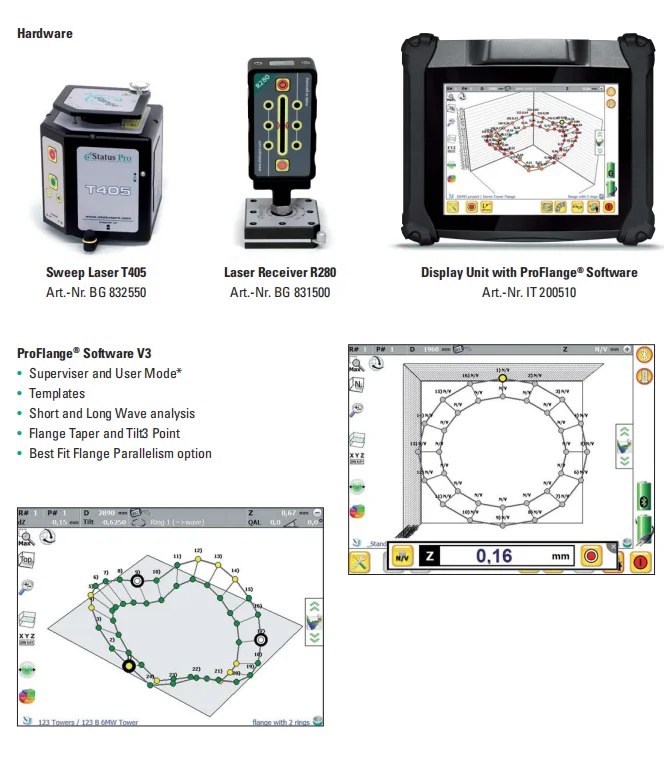 Precision Laser Measuring Tool PROFLANGE100/200 for Accurate Flange ...