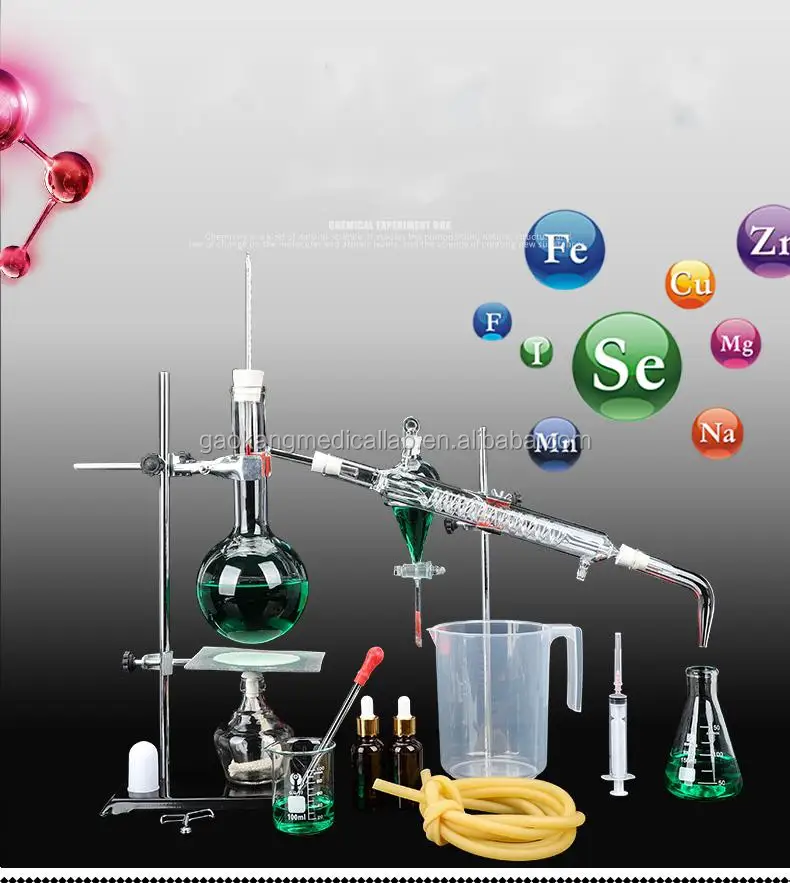 Chemistry Glassware Water Distiller Purifier Kit Essential Oil ...