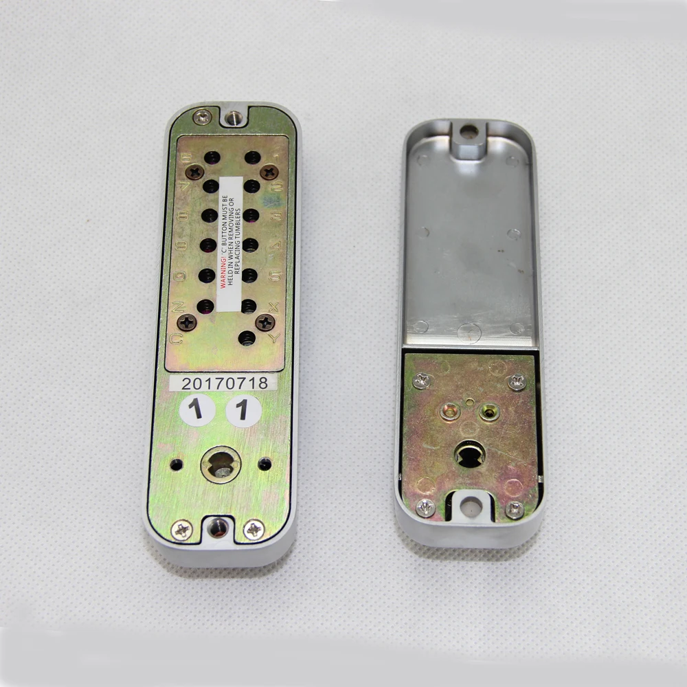 Mechanical Tubular Pin Keyless Code Digital Push Button Lock For Door ...