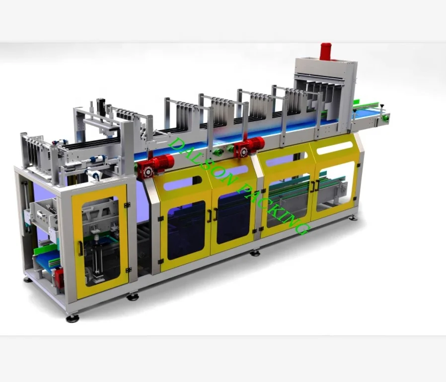 Round Bottle Falling Type Carton Packer Square Bottles Drop Type Carton ...