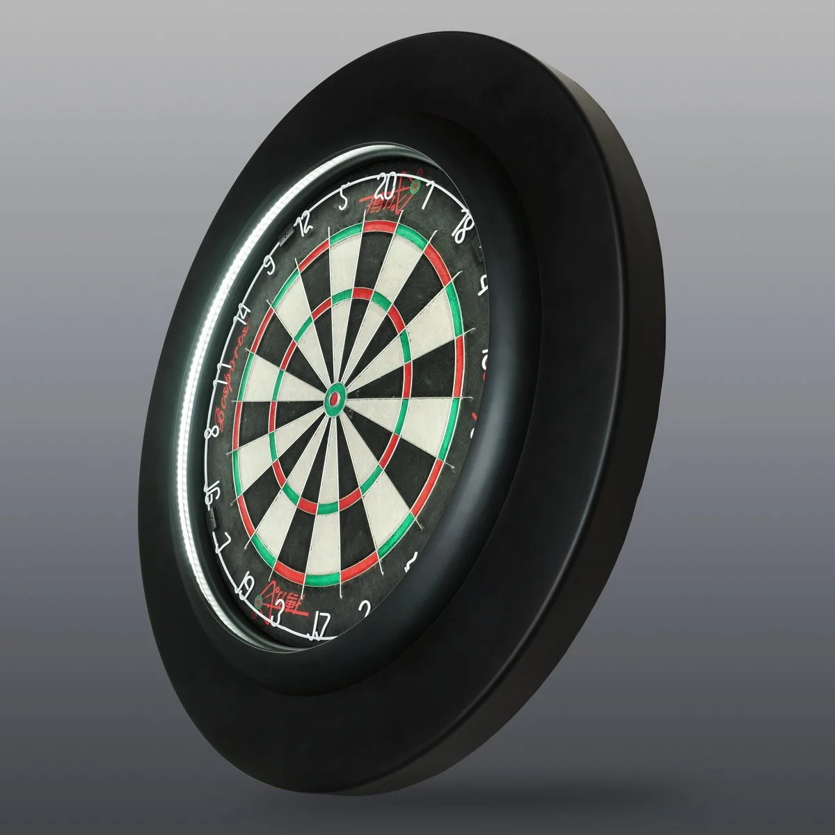Bcsports Patented PU Dartboard Surround Lighting - Red/black