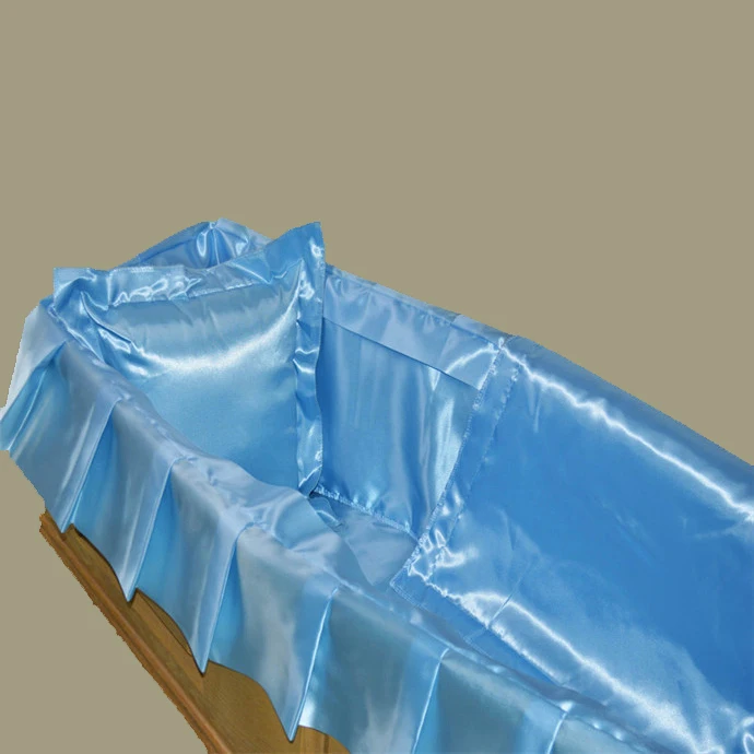 Luxury Casket With Velvet Interior Lining Funeral Caskets Coffins ...