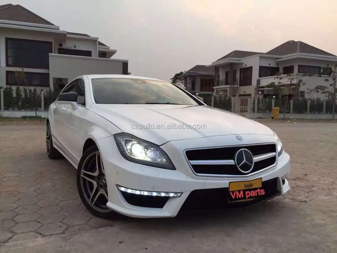 Front Bumper Complete Body Kit With Hood And Fender For Benz Cls Old ...
