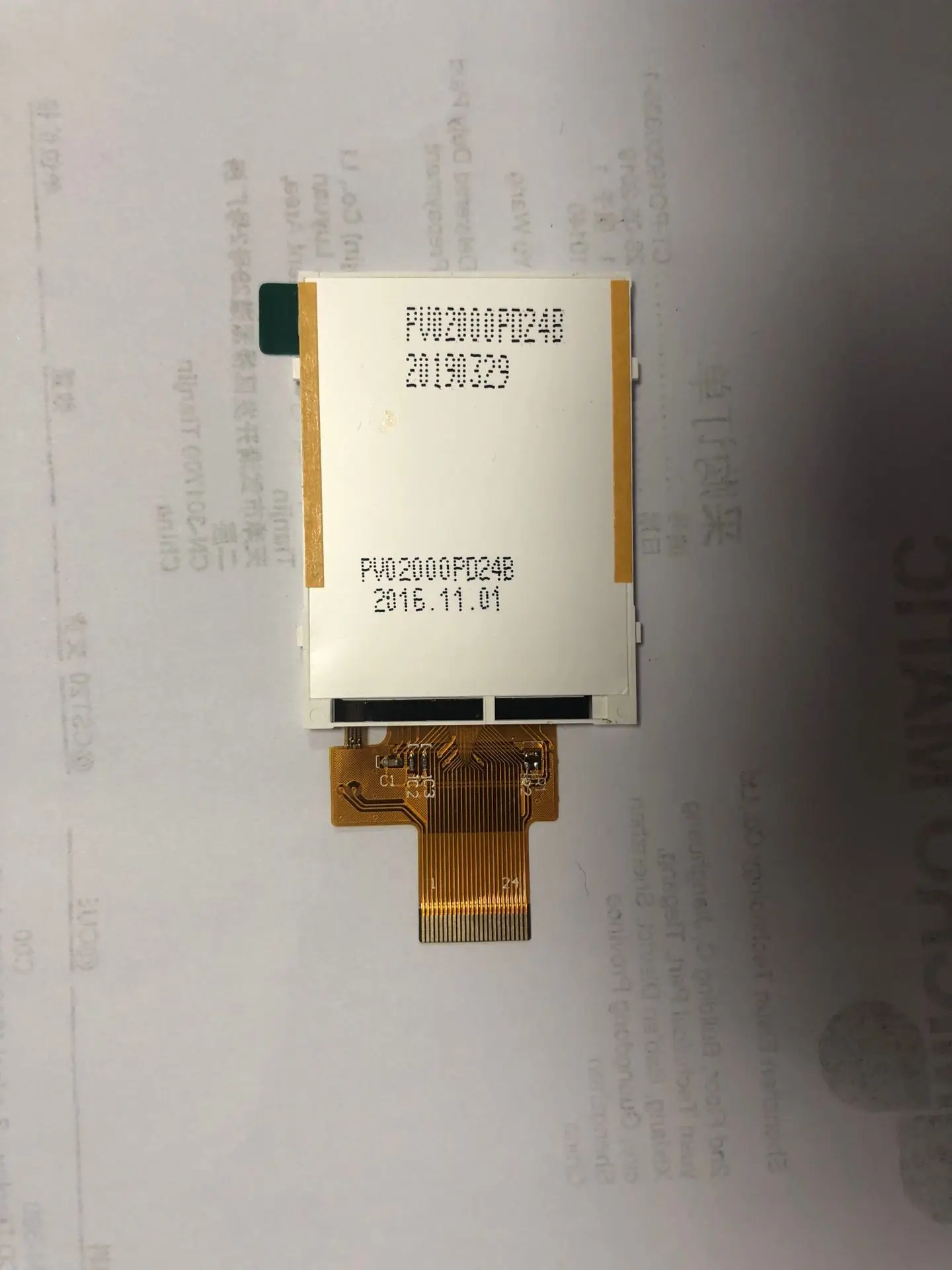 2 Inch Square Micro OLED Mini Clock HD Tiny TFT LCD Display