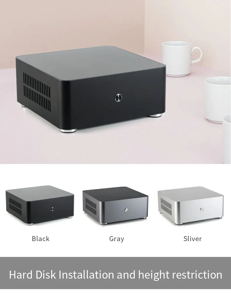 Thin Client E-h80s Slim Chassis Atx Itx Mini Computer Case - Buy Thin ...