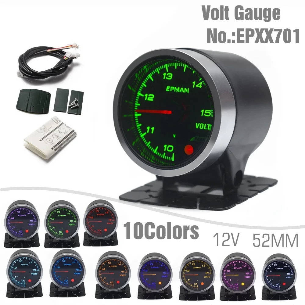 Epman 2 "52mm Auto Boost Meter Oliedruk Watertemperatuur Toerenteller ...
