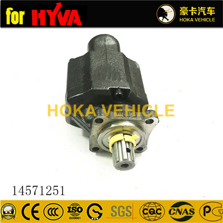Hydraulic Gear Pump 14571251 for Dump Truck HYVA Hoist System