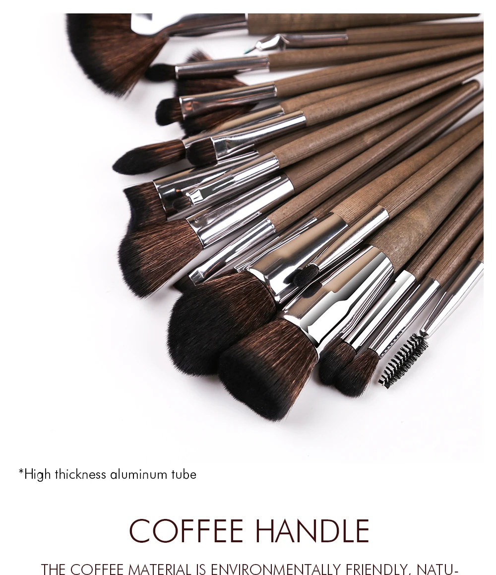 Customs Logo 18pcs Brochas Para Maquillaje Set Brochas Makeup - Buy ...