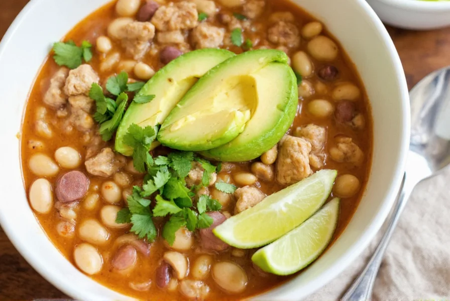 White Bean Chicken Chili: Navy Beans & No-Boil Method