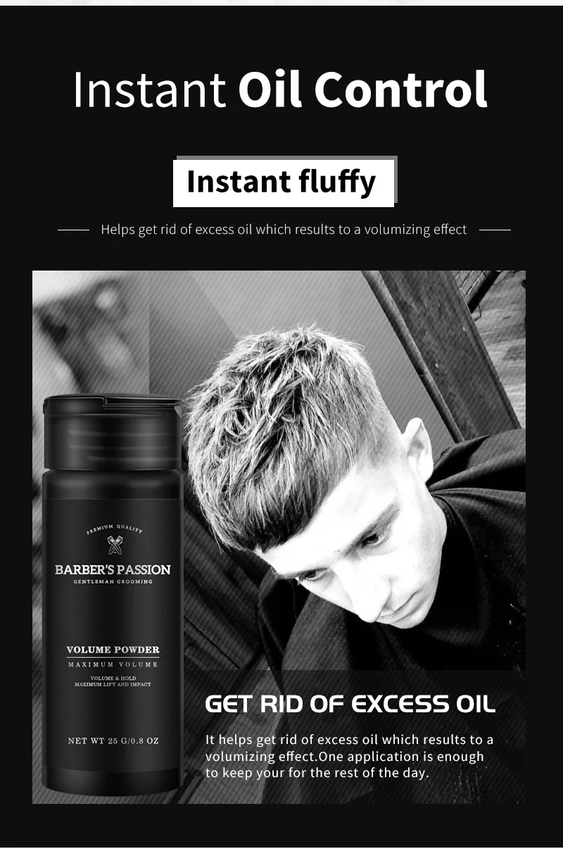 Create Your Oem Brand Instant Hair Style Volumizing Styling Powder For ...