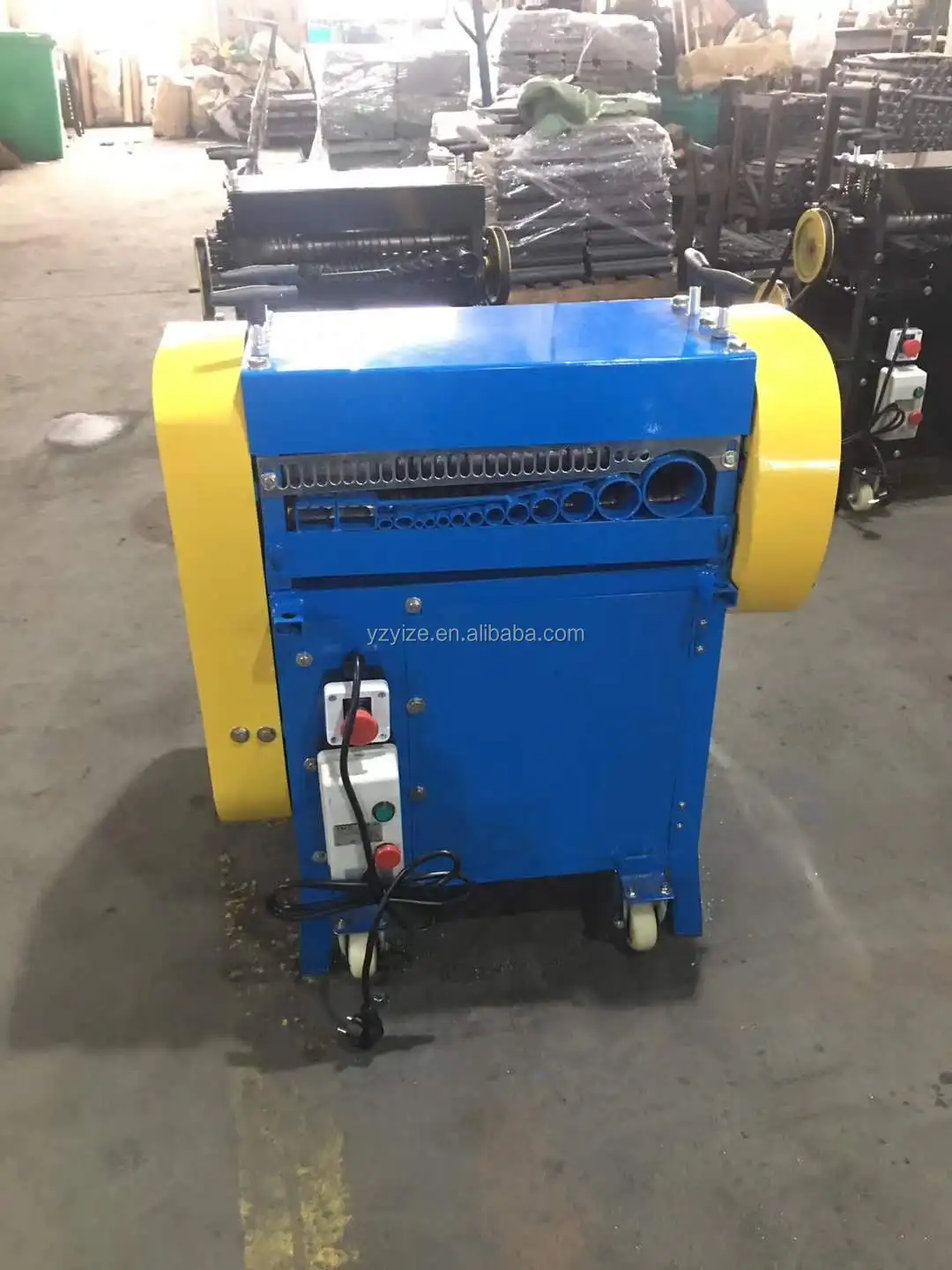 Automatic Electric Copper Coaxial Cable Peeling Machinery Scrap Wire ...